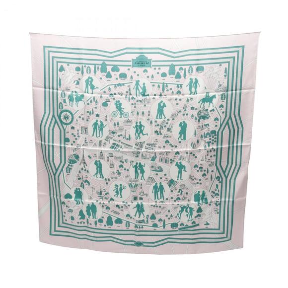 Hermes | Accessories | Hermes Authentic Pink Silk Scarf | Poshmark